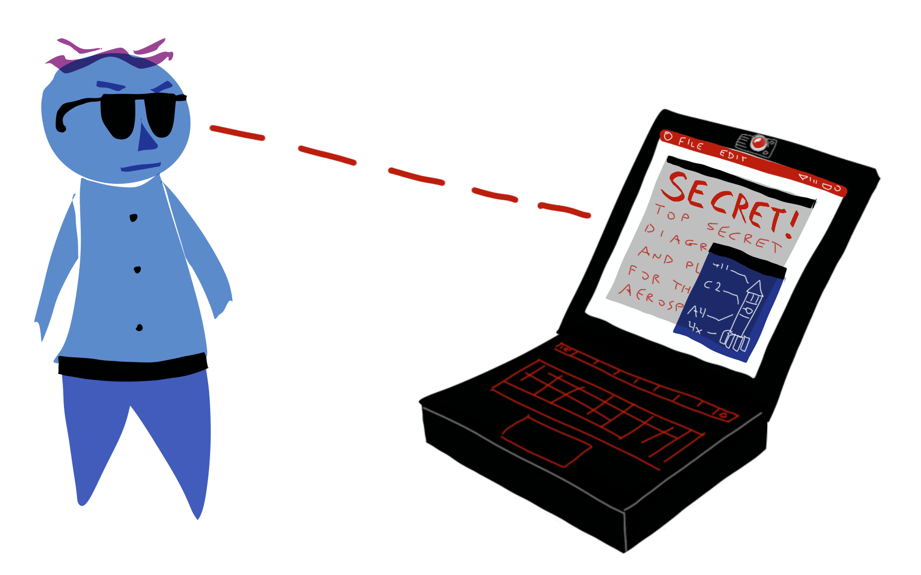 Throw away your laptop privacy screen and use this camera-plus-software ...